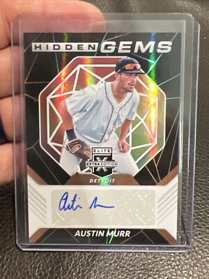 Austin Murr 2021 Elite Extra Edition Hidden Gems Auto Detroit Tigers | eBay
