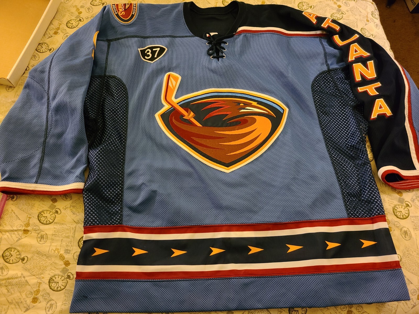 Koho Atlanta Thrashers Game Worn Used Jersey Marc Savard alt third rare ...