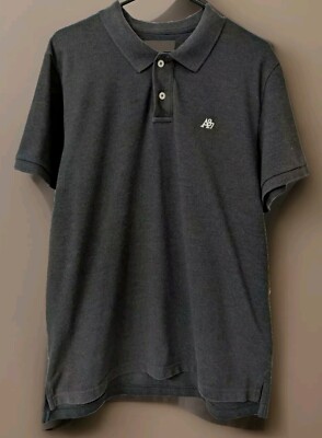 Aeropostale Mens A87 Polo Shirt XL Gray Short Sleeve Preppy Collared ...