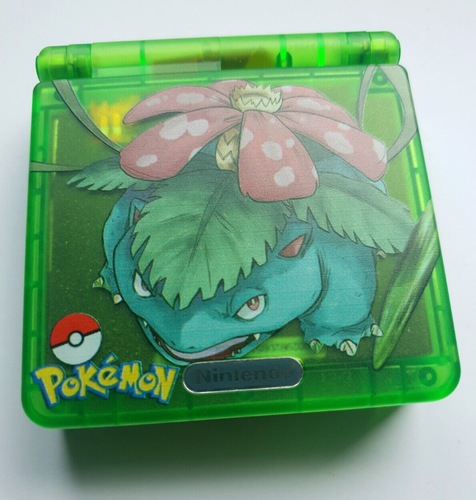 ⚡Nintendo GameBoy Advance SP Bulbasaur AGS-001 GBA SP NDS with USB ...