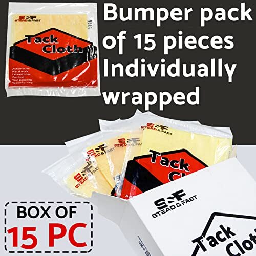 S&F STEAD & FAST Painters Tack Cloth Woodworking Tack Cloth for ...
