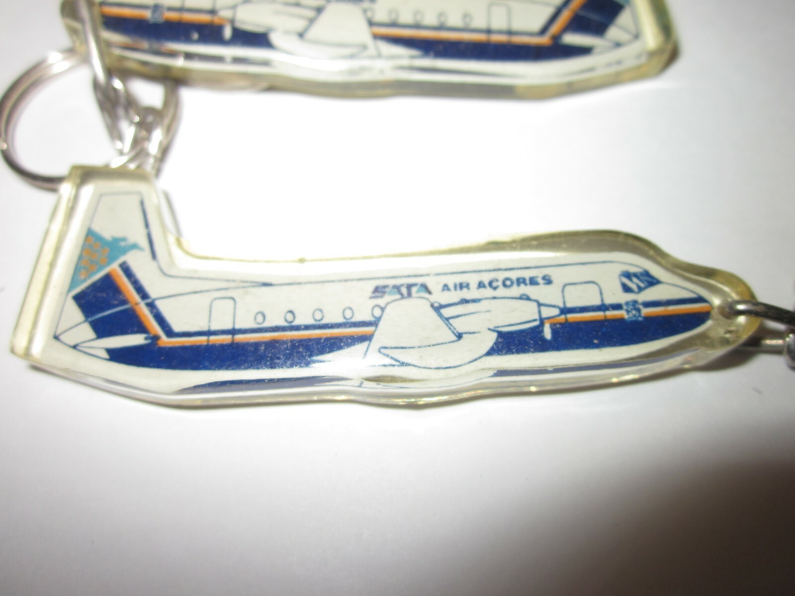 Vintage lot of 36 Air Acores Azores airline keyring keychain SATA ...