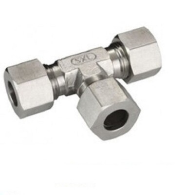 Hydraulic Metric Tube Equal Tee T-piece Compression Fitting Coupling ...