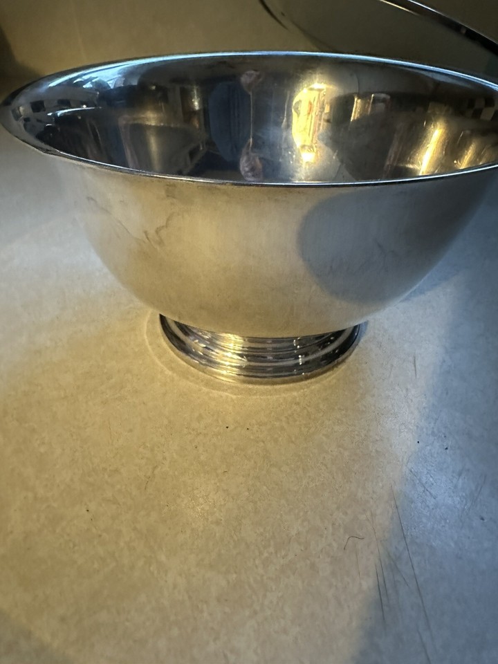 Vintage Sterling Silver Paul Revere Reproduction Bowl by Watrous. 198 ...