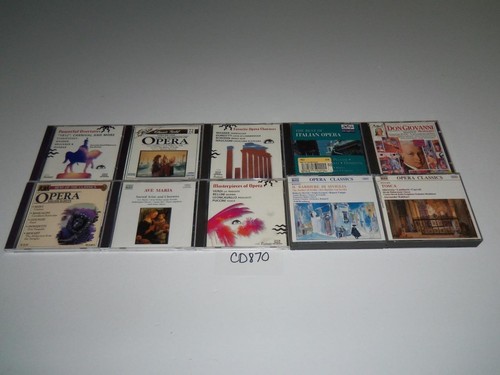 Opera Classical 10 CD Lot Arias Amor War Orff Caro Instrument ...