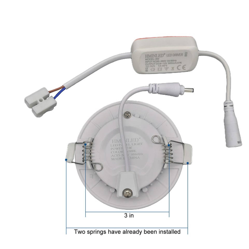 3 inch Recessed LED Lights 10 Pack 3w Recessed Lighting Ultrathin ...