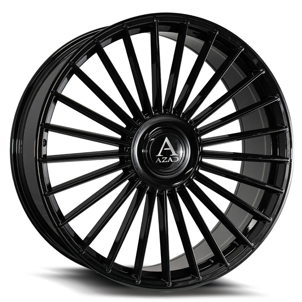 AZAD AZ25 5X112/5X114.3 40ET 73.1CB GLOSS BLACK | eBay