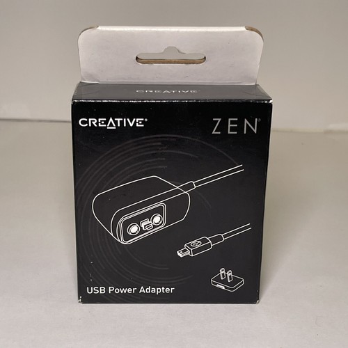 NEW Creative Zen MP3 USB Power Adapter Wall Charger Home - NIB Sealed ...