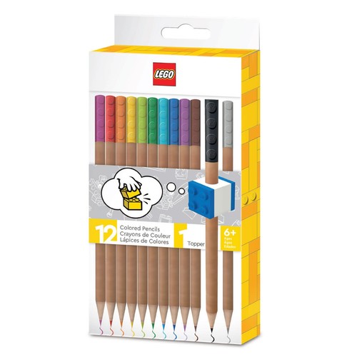 IQ EUROMIC LEGO Stationery - 12 Color Pencils (52064) 4895028520649| eBay