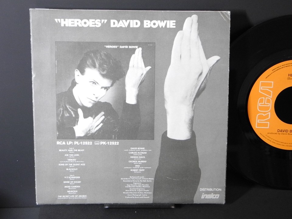 7" single david bowie - heroes, rca pb-1121, ex | eBay UK