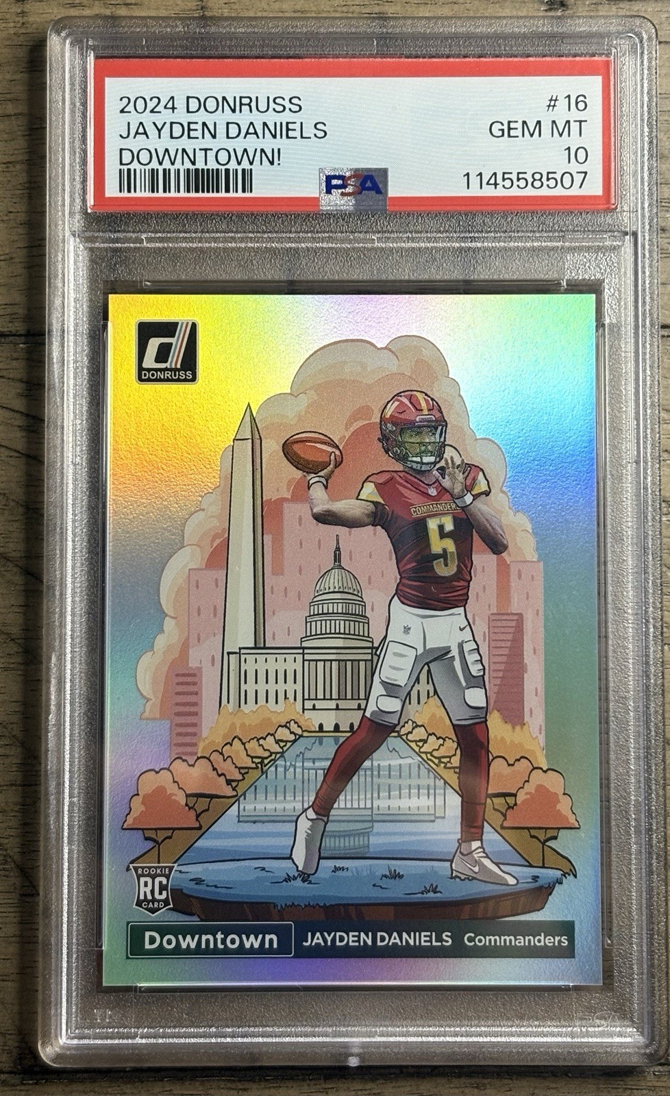 Jayden Daniels 2024 Donruss #16 Downtown /(SSP) Price Guide - Sports ...