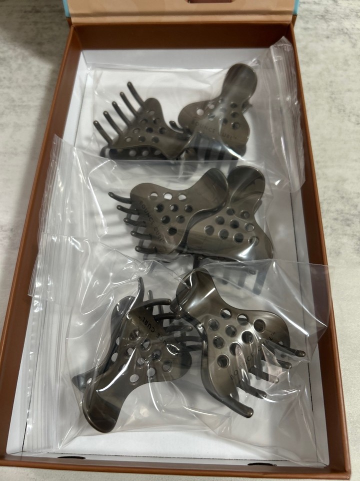Bounce Curl Volume Root Clips, qty=6, Brown | eBay