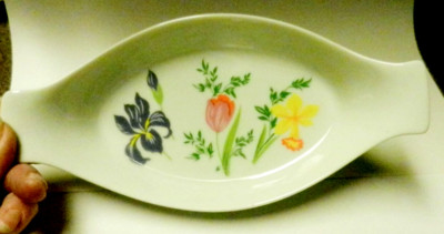 Sigma Taste Setter Ovenware by Primavera 8" Au Gratin Flora Casserole ...