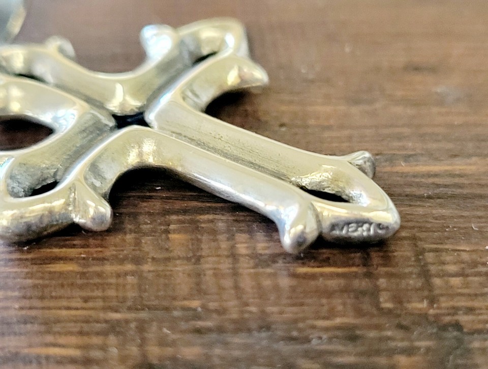 James Avery Retired Cross Pendant UNISEX Silver 1.5" Full Length | eBay