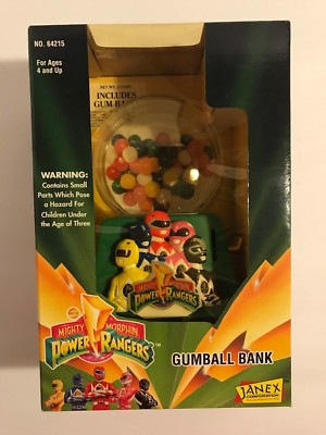 Vintage 1994 Mighty Morphin Power Rangers Gumball Bank - Sealed | eBay