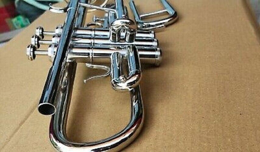 EXPERT CHOICE !! C TRUMPET STUDENTS New Nickel Bb Trumpet c Case ...