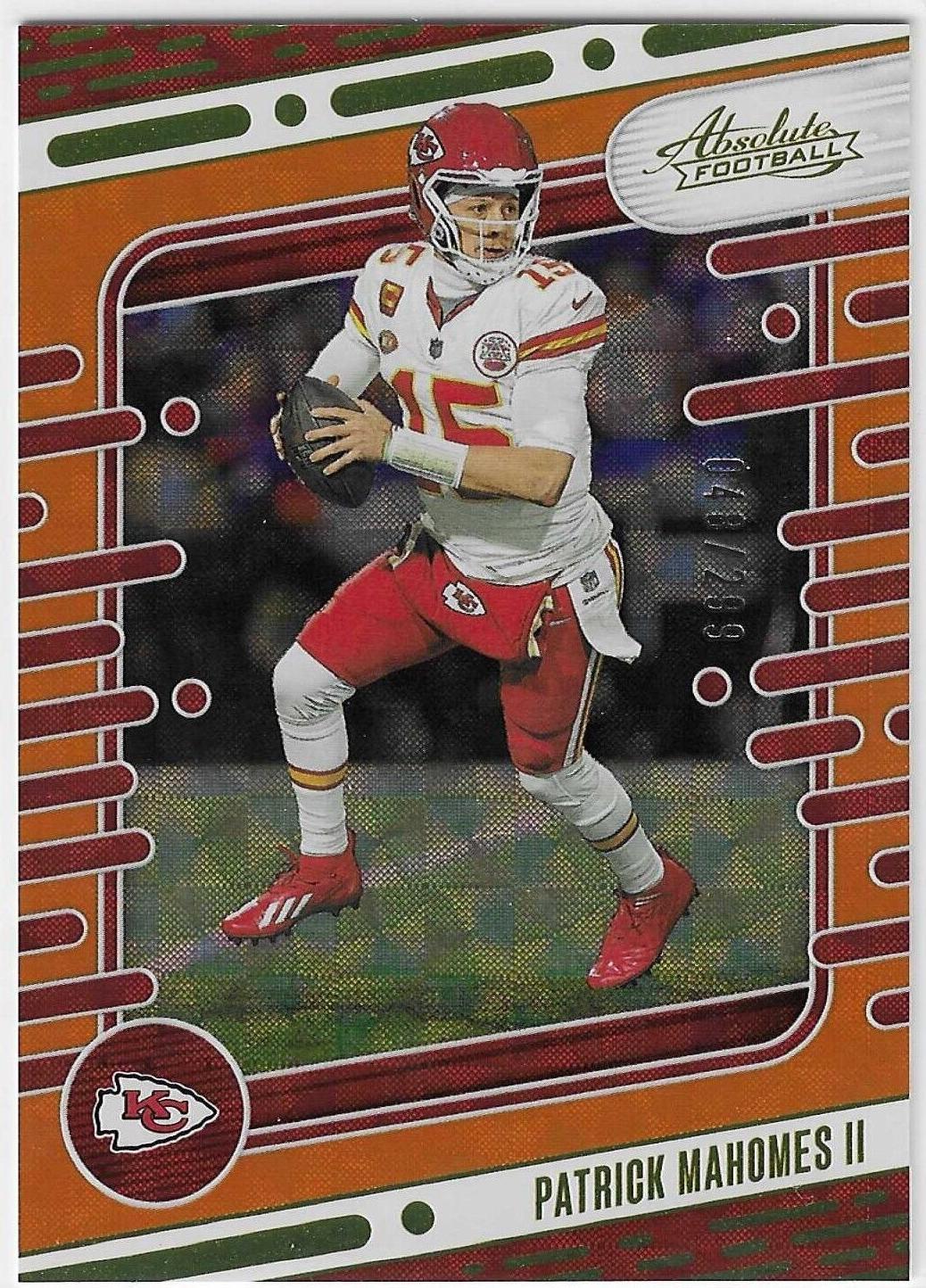2024 Panini Absolute - Patrick Mahomes II #50 Orange Mosaic /299 for ...