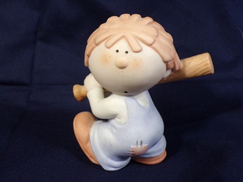 George Good Bumpkin by Fabrizio Porcelain Baseball Batter Boy Figurine ...