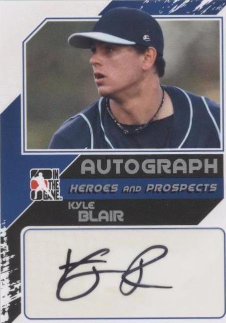 2011 In the Game Heroes and Prospects - Autographs Kyle Blair #A-KB2 ...