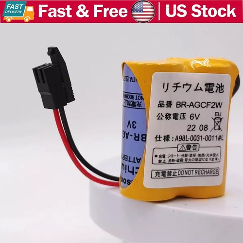 US 1 pcs BR-AGCF2W 6V Primary Lithium Battery for Fanuc A98L-0031-0011# ...
