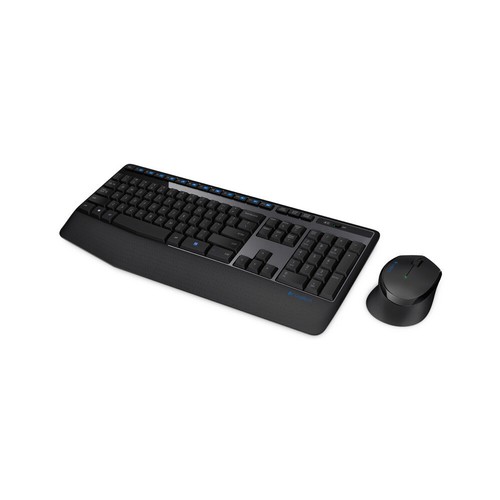 Logitech MK345 Wireless Keyboard & Mouse Combo Full Size 12 Media Key ...