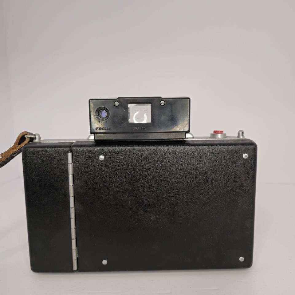 Vintage Polaroid Automatic 100 Land Camera w/ Case, info, & Cold Clip ...