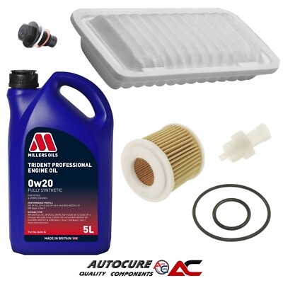 FITS TOYOTA YARIS 1.3 VVT-I (MK3) OIL AND AIR FILTER SERVICE KIT [2011 ...
