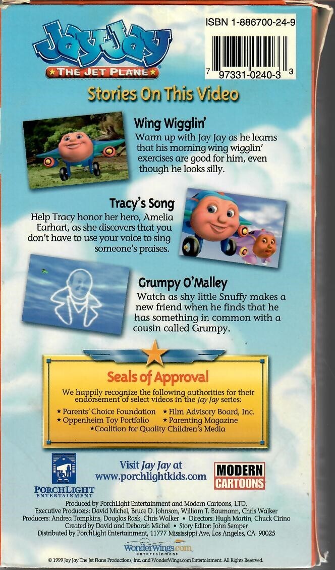 JAY JAY THE JET PLANE WING WIGGLIN’ VHS (PREVIEWED) | eBay