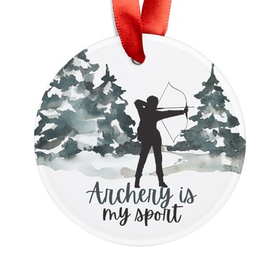 Archery Christmas Ornament, Archery Is My Sport Gift Thank You Gift ...
