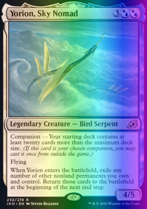 MTG Yorion, Sky Nomad (232/434) Ikoria Lair of Behemoths LP FOIL | eBay