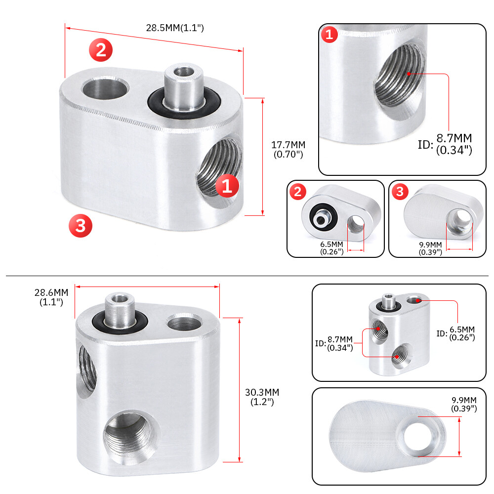 For LS1 LS2 LS3 LS7 Coolant Bypass Pipe Tube LS Steam Port Crossover ...