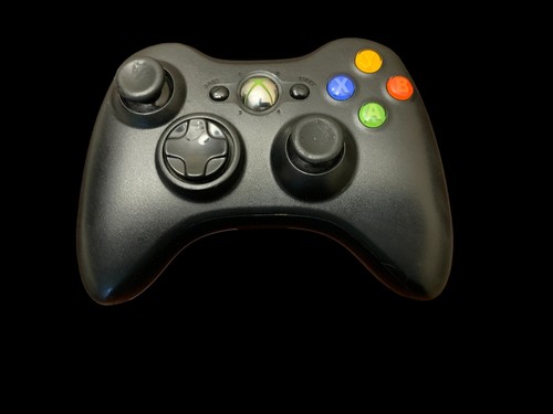 Official Genuine OEM Microsoft XBOX 360 Wireless Controller Black ...