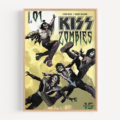 Kiss Retro Vintage Concert Music Band Poster Print | eBay Australia