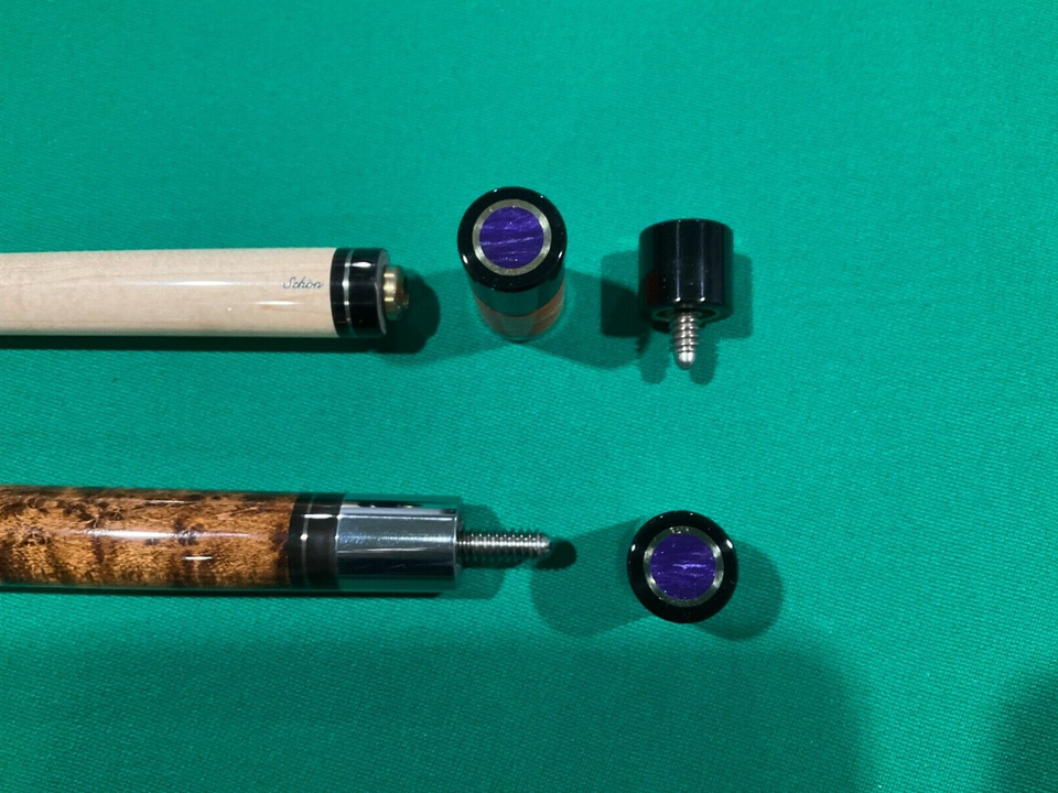 One 5/16 -14 Pin Joint Protector Set : 1 Butt & 2 Shafts for Schon Cue ...
