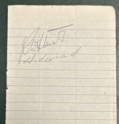 Signed X9 Sheffield United FC 1930s Football Autograph Page Signatures ...