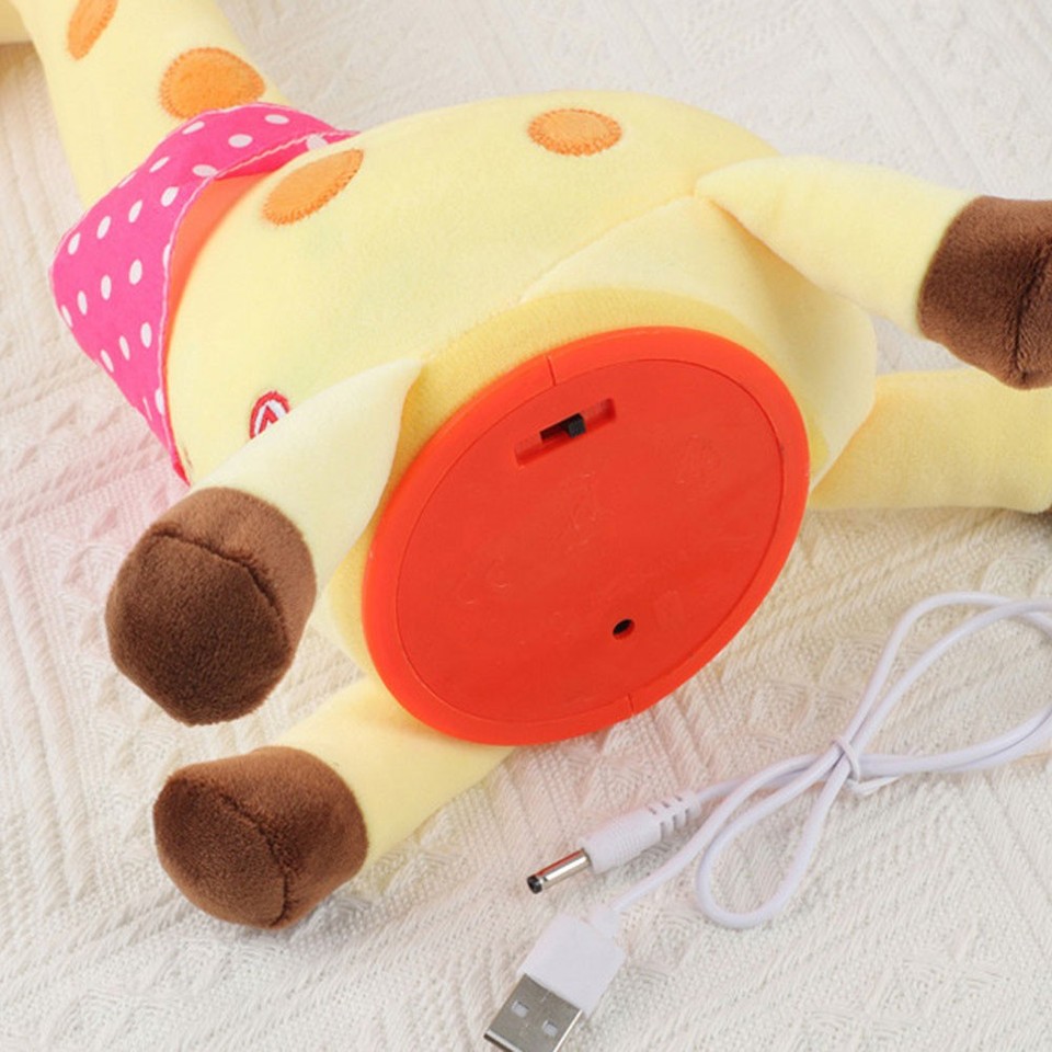 Dancing Giraffe Stuffed Animal Baby Toys Singing Song Toddlers Toy ...