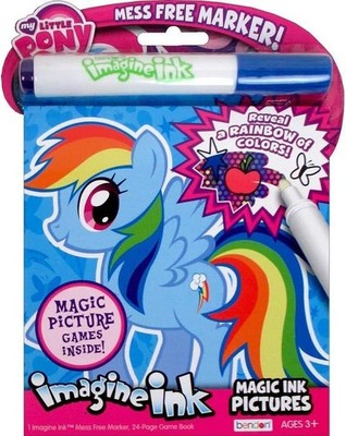 My Little Pony Imagine Ink Book - Picture Activity Book w/ Magic Ink ...
