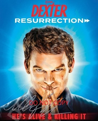 DEXTER RESURRECTION Autographed Signed 8x10 reprint Photo - Michael C ...