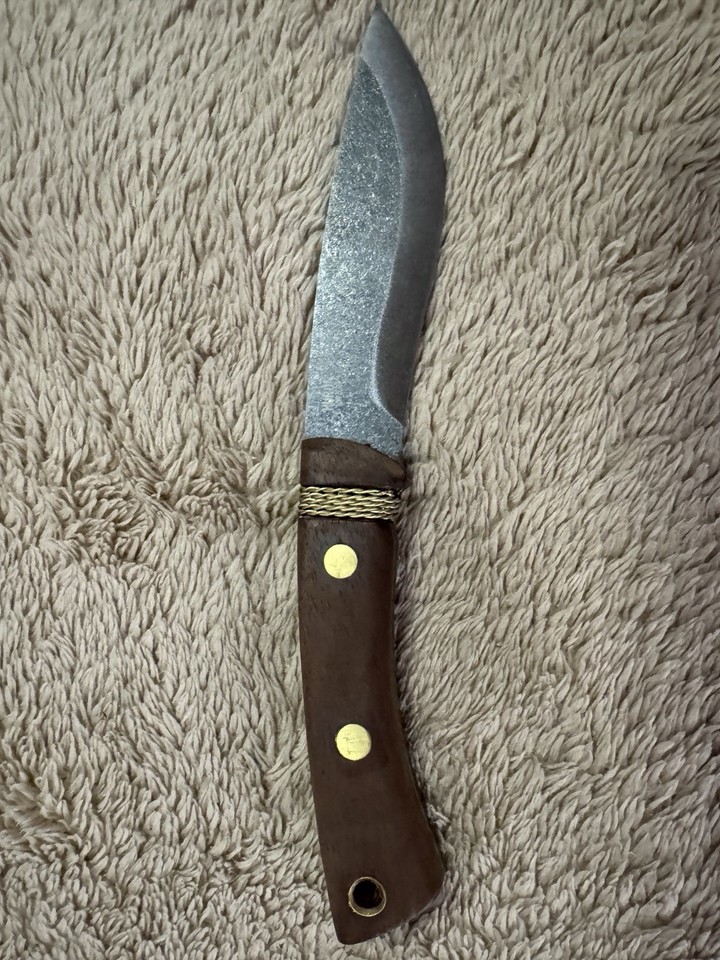 Condor Huron Bushcraft Knife Carbon Steel Full-Tang Walnut Handle ...