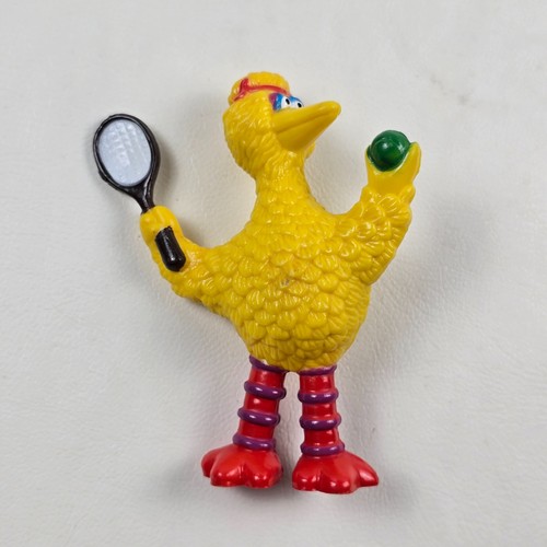Big Bird Tennis PVC Figurine Sesame Street Tara Toy Muppets Cake Topper ...