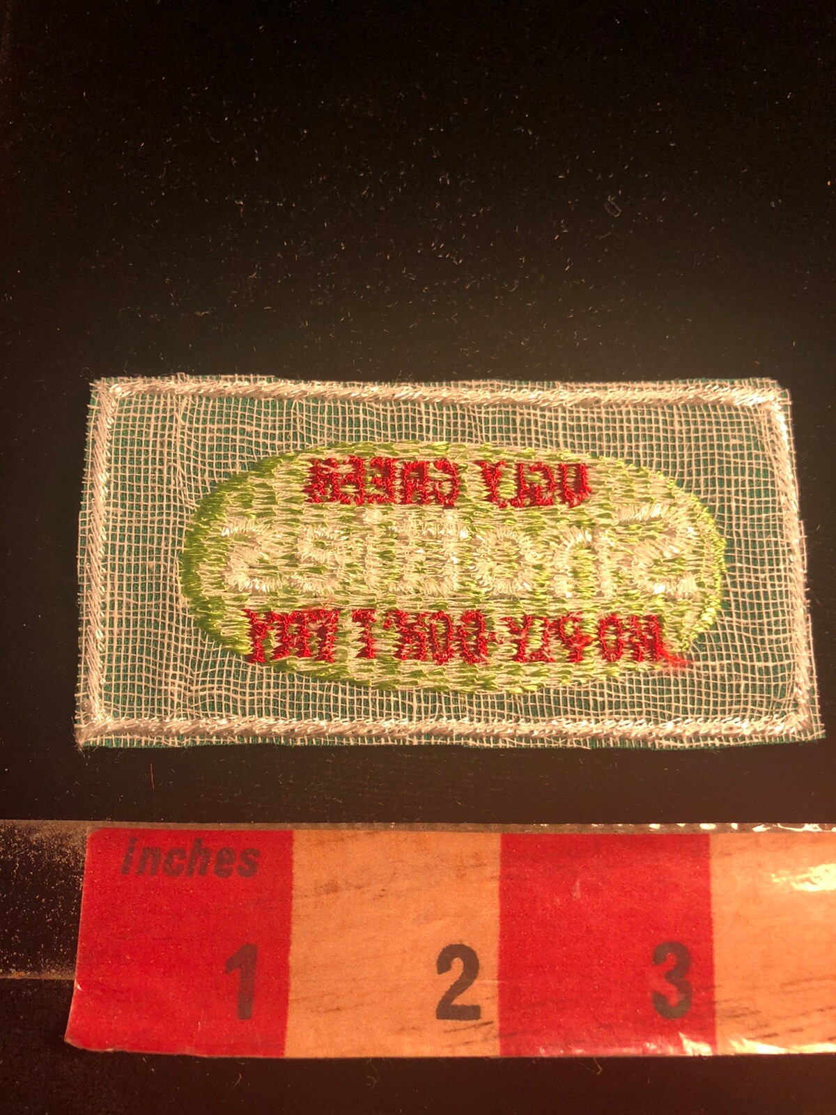Vtg 1970s No-ply SNOTTIES Booger Snot Bizarre Tissue Brand Spoof Patch ...