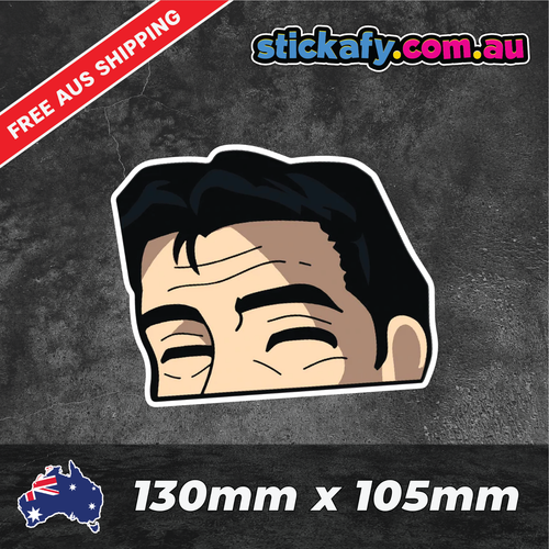 Bunta Peeking Sticker Funny Laptop Car Window Bumper 4x4 Ute Decal ...