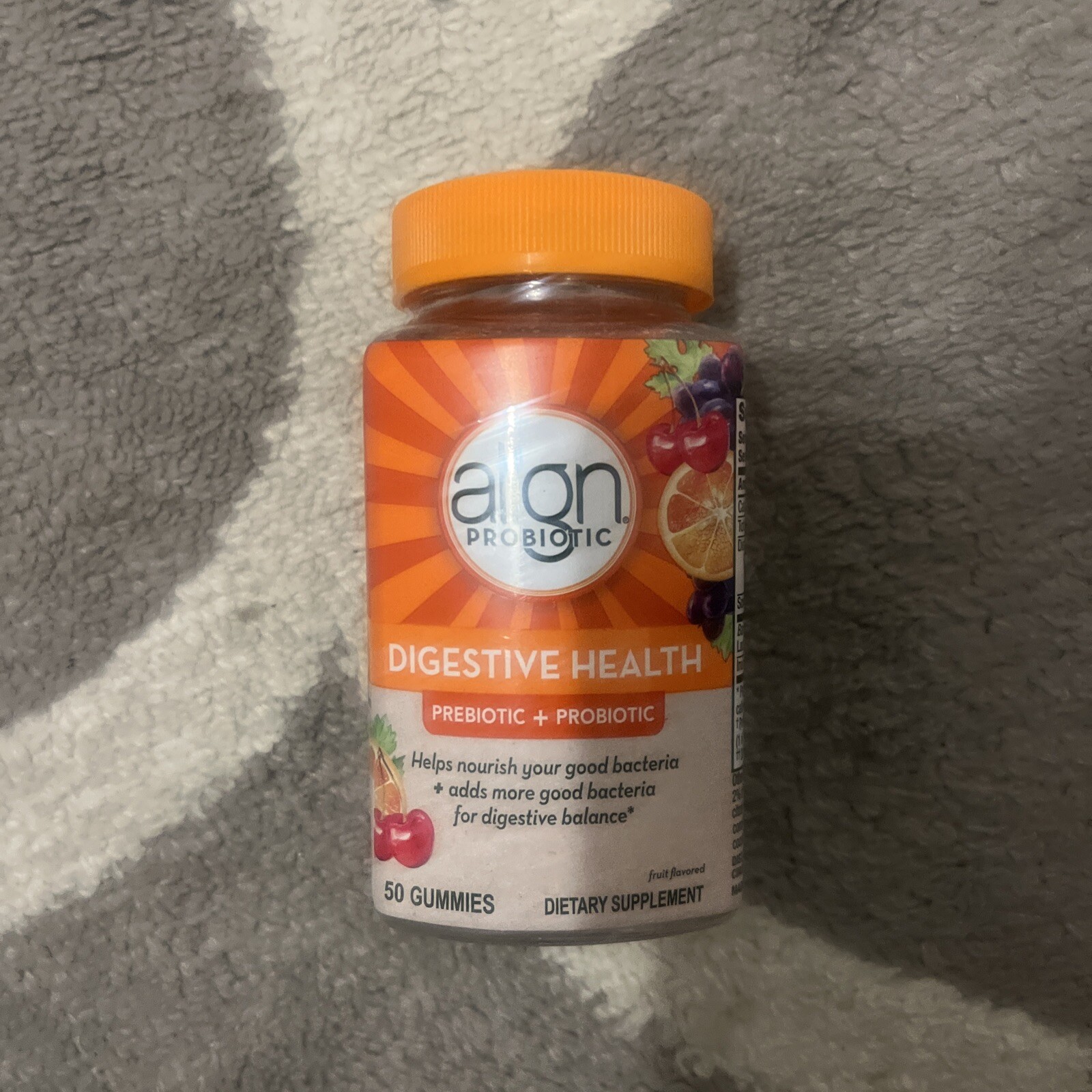 Align Probiotic Digestive Health 50 Gummies PREBIOTIC + PROBIOTIC 11/24 ...