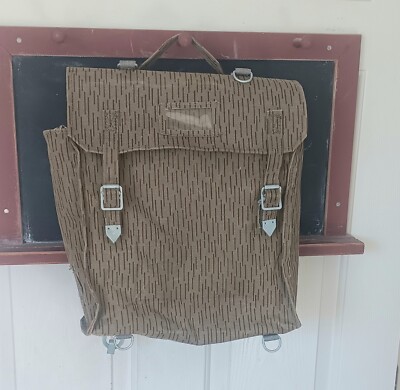 East German Rain Camo Backpack Field Pack Cold War No Straps Included ...