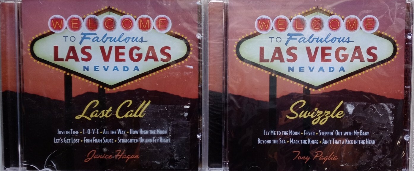 NEW! 2 LAS VEGAS CDS -Tony Paglia ‎– Swizzle AND JANICE HAGAN - LAST ...