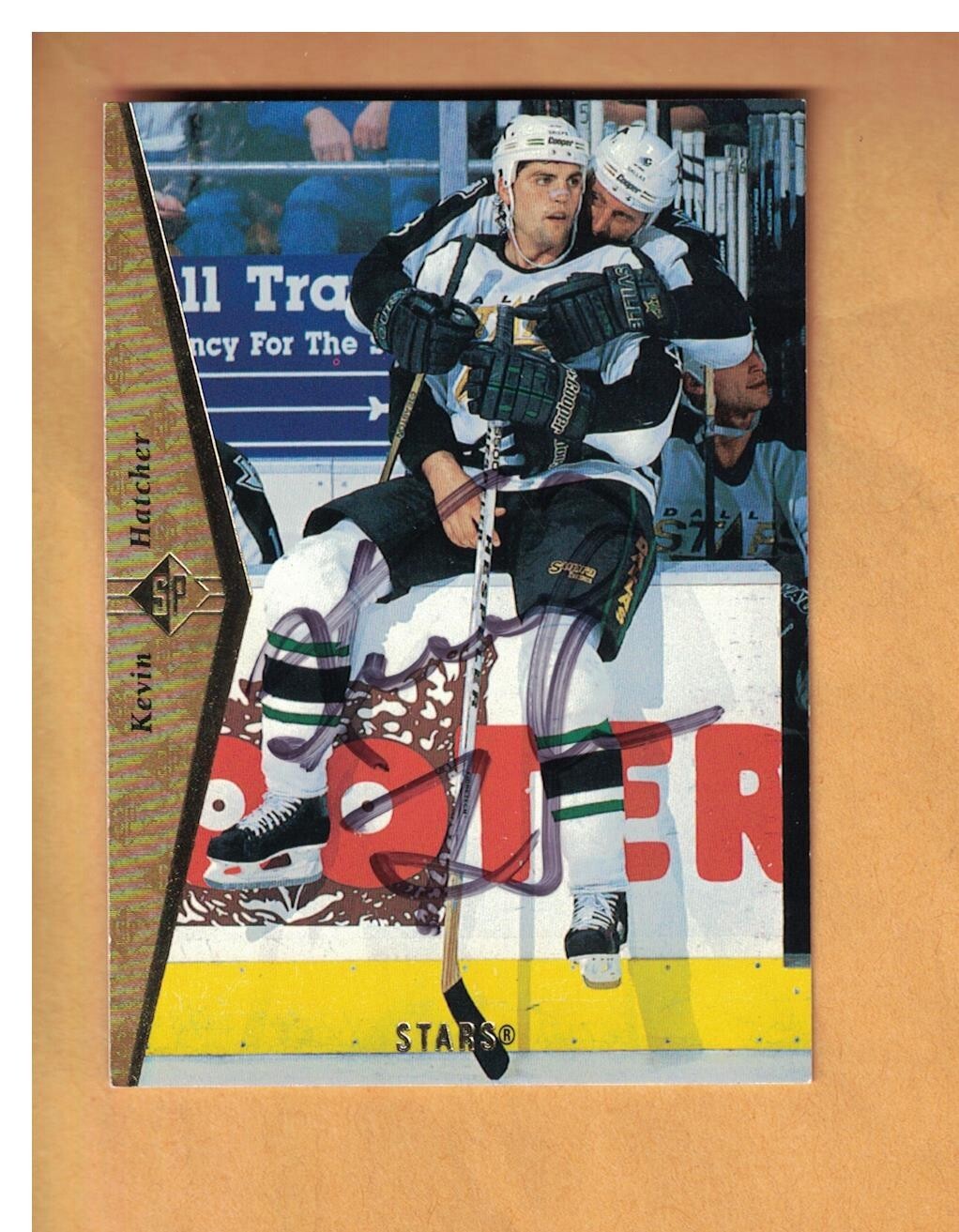 KEVIN HATCHER AUTOGRAPHED 1994-95 UPPER DECK SP HOCLEY CARD SIGNED ...