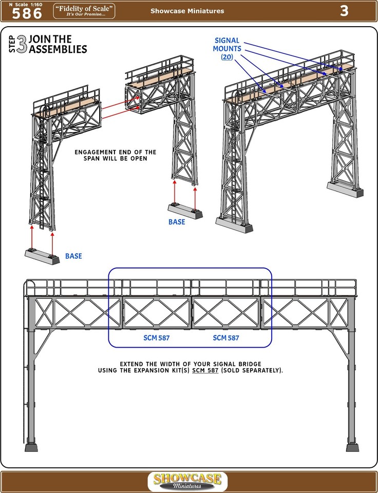 N Scale Signal Bridge Kit by Showcase Miniatures (586) | eBay