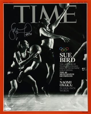 Sue Bird Autographed Signed Auto 16x20 TIME Magazine Cover Photo Team ...
