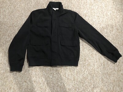 Kenneth Cole Reaction Mens New York Bomber Jacket Size Large Black | eBay