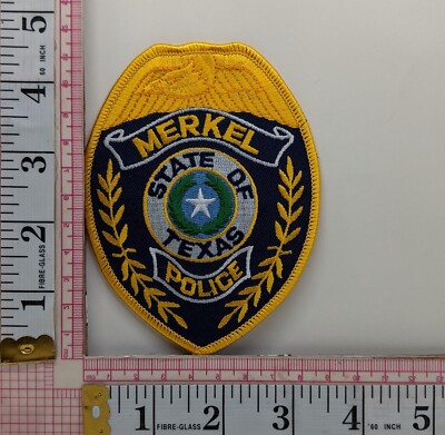 Merkel Texas Police Patch Applique Crest p1 | eBay
